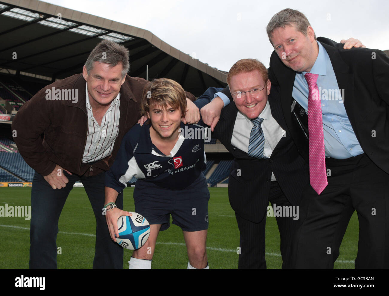 (left-right) John Beetie, Gavin Reid, Mark Coyle and Stuart Gitsham ...