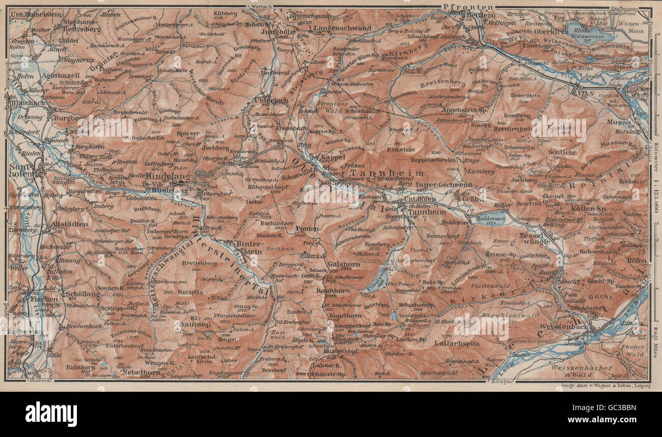 NORTH ALLGÄU & TANNHEIM ALPS. Hindelang Sonthofen Pfronten Tannheim ...