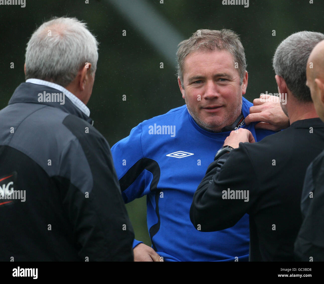 Soccer - UEFA Champions League - Group G - Rangers Training Session ...