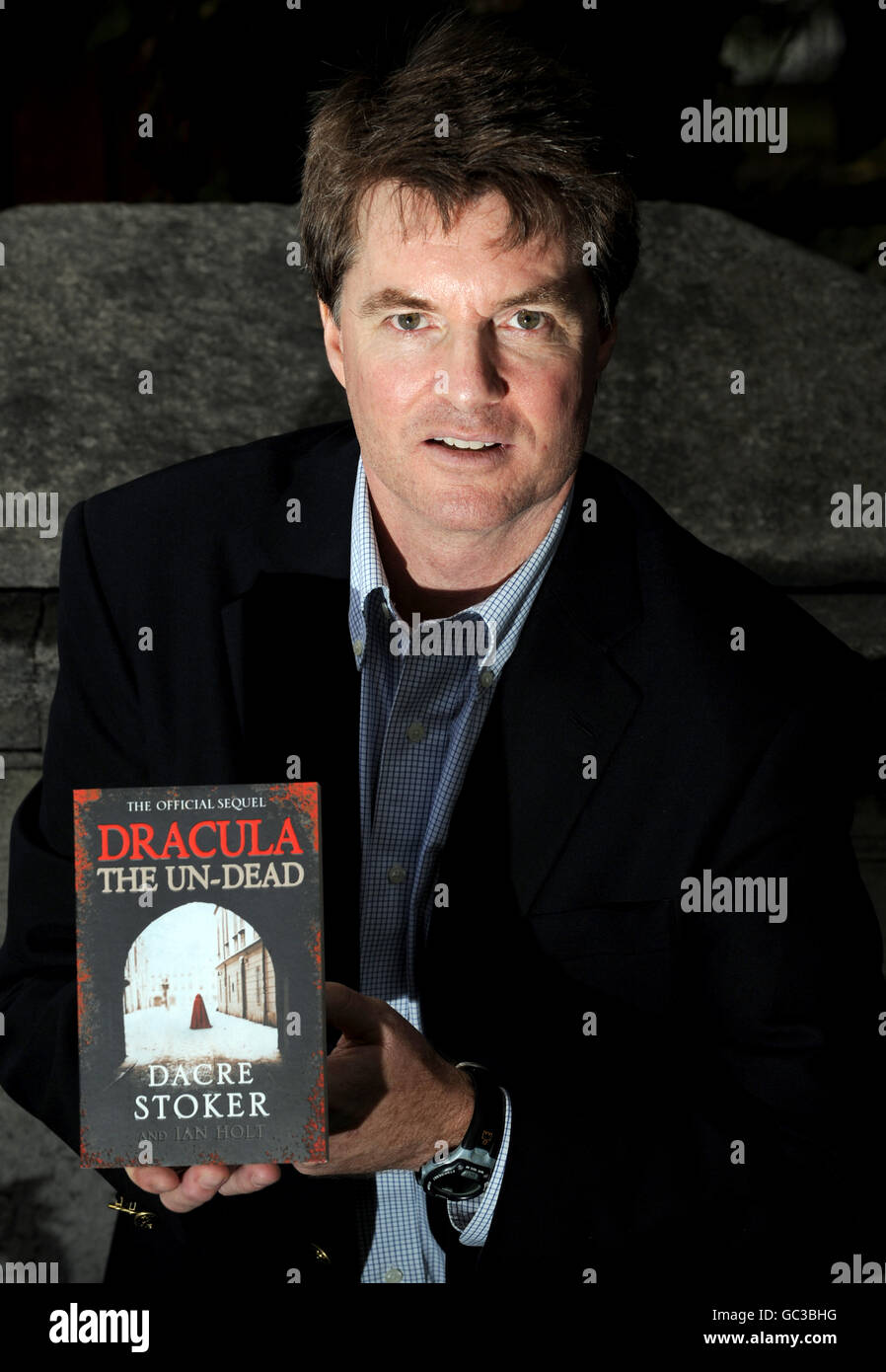 Author Dacre Stoker with a copy of his latest book 'Dracula: The Un ...