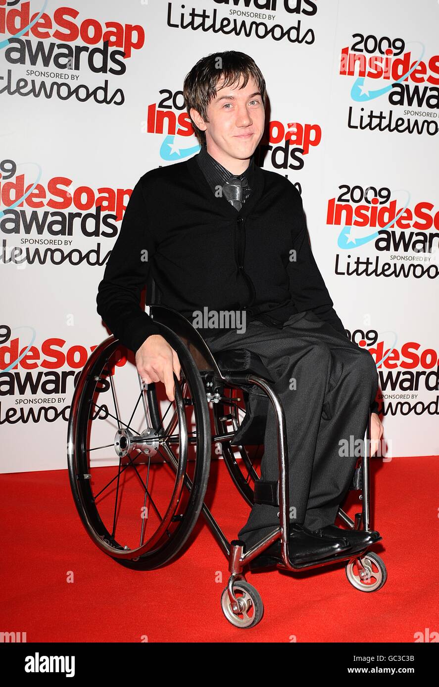 Inside Soap Awards - London. David Proud arriving for the 2009 Inside ...