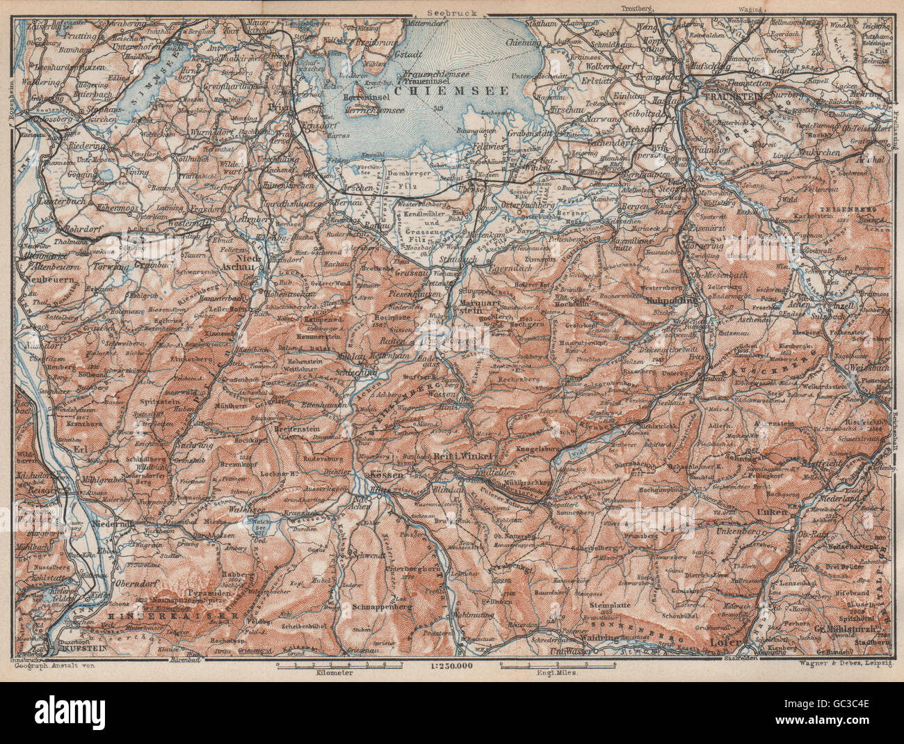 Chiemsee chiemgau environs kufstein traunstein hi-res stock photography ...