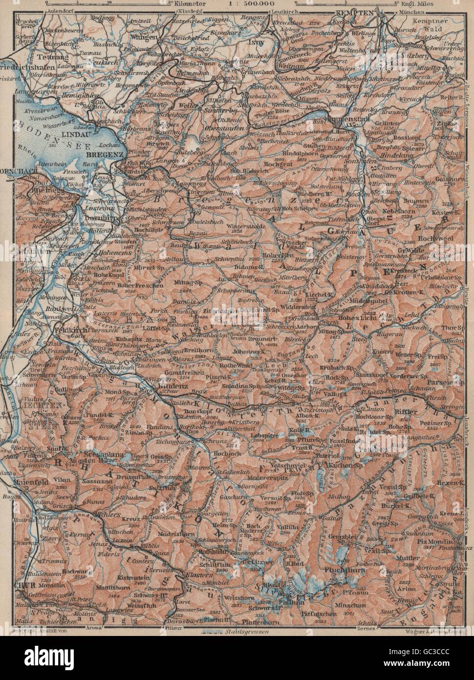 Vorarlberg map hi-res stock photography and images - Alamy