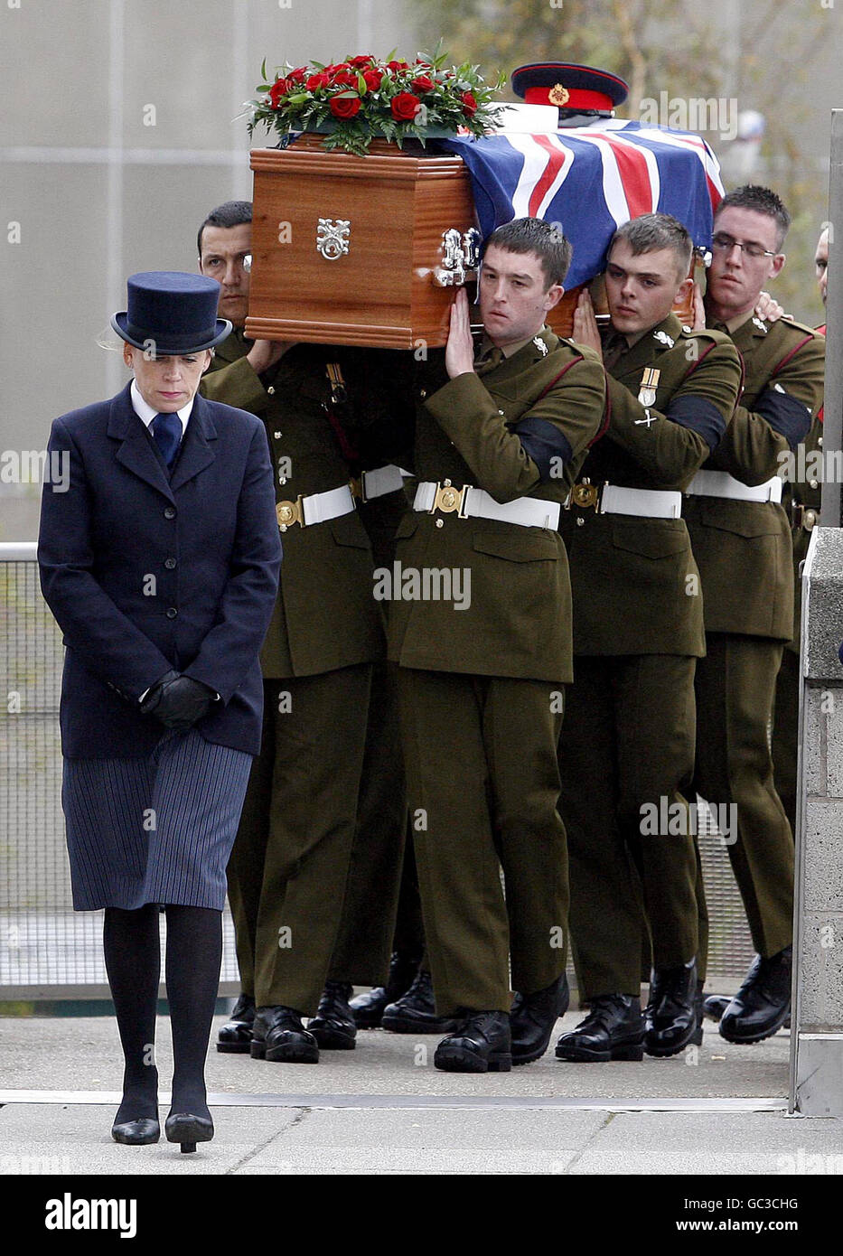 Jason Dunn-Bridgeman funeral Stock Photo - Alamy
