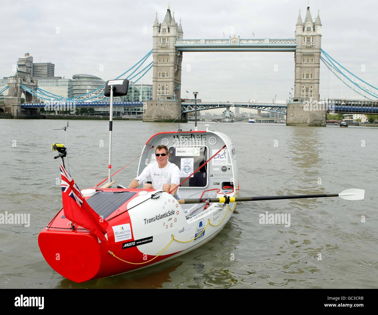 Adventurer Charlie Pitcher who aims to row single handedly across the ...