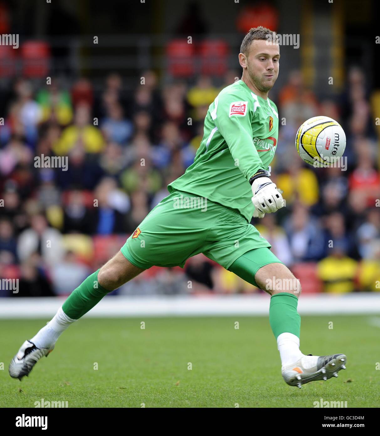 Watford goalkeeper scott loach coca cola championship match vicarage ...