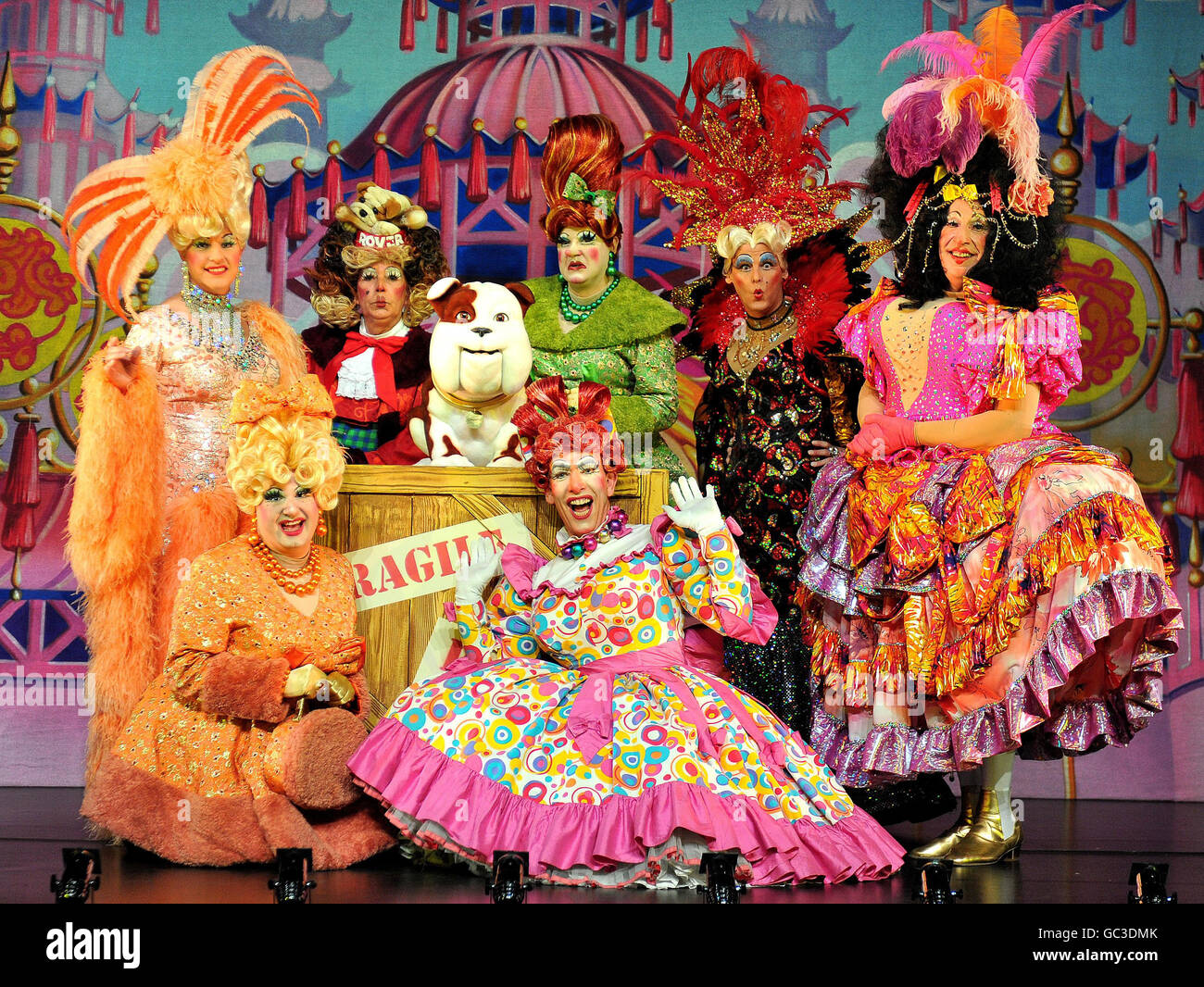 A group of Pantomime Dames, stars of this years forthcoming season ...