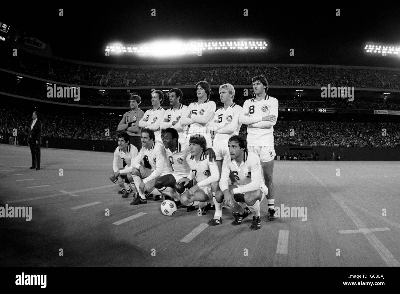 American Soccer - NASL - New York Cosmos v NASL All Stars Stock Photo ...