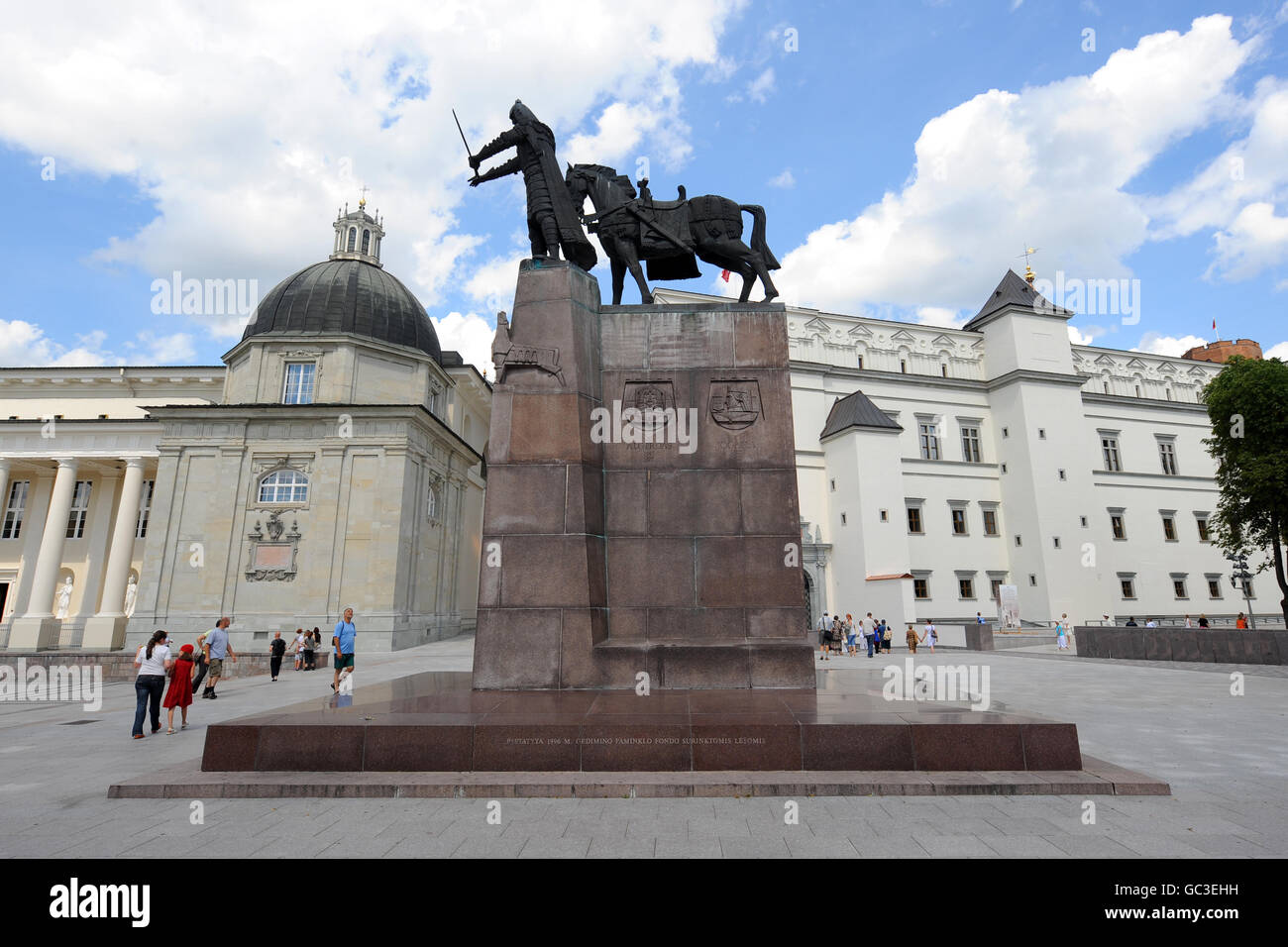 Travel Stock - Lithuania - Vilnius. The statue of the Grand Duke ...