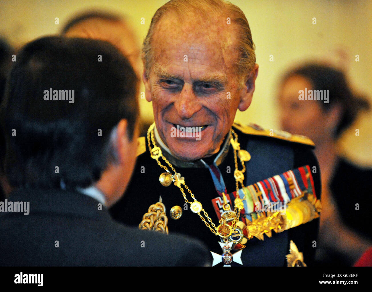 The Duke of Edinburgh attends a reception at Mansion House following ...