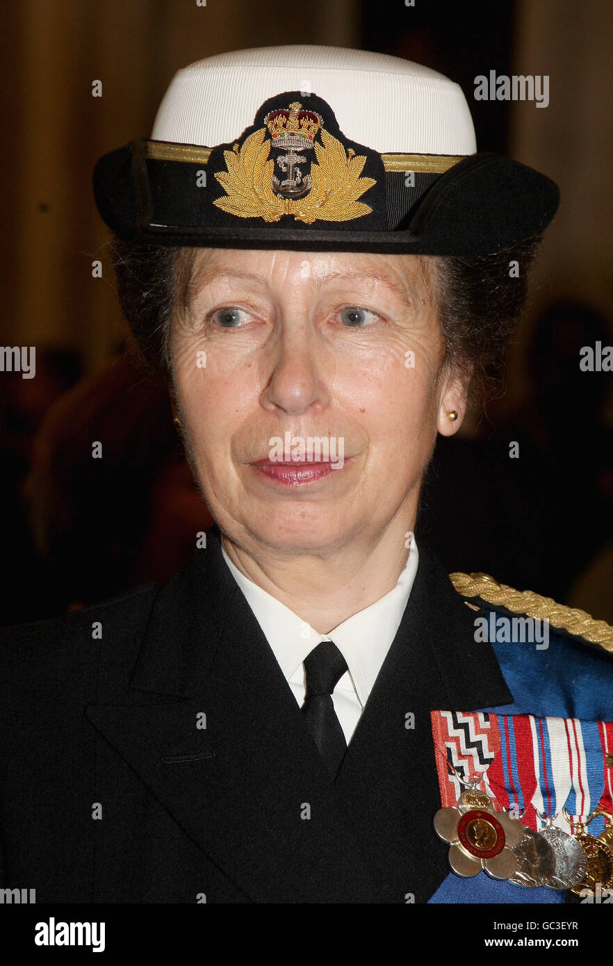 The Princess Royal during a reception at the Guildhall in London ...