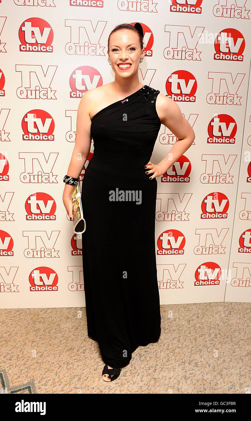 Sharon Marshall arriving for the 2009 TV Quick and TV Choice Awards at ...