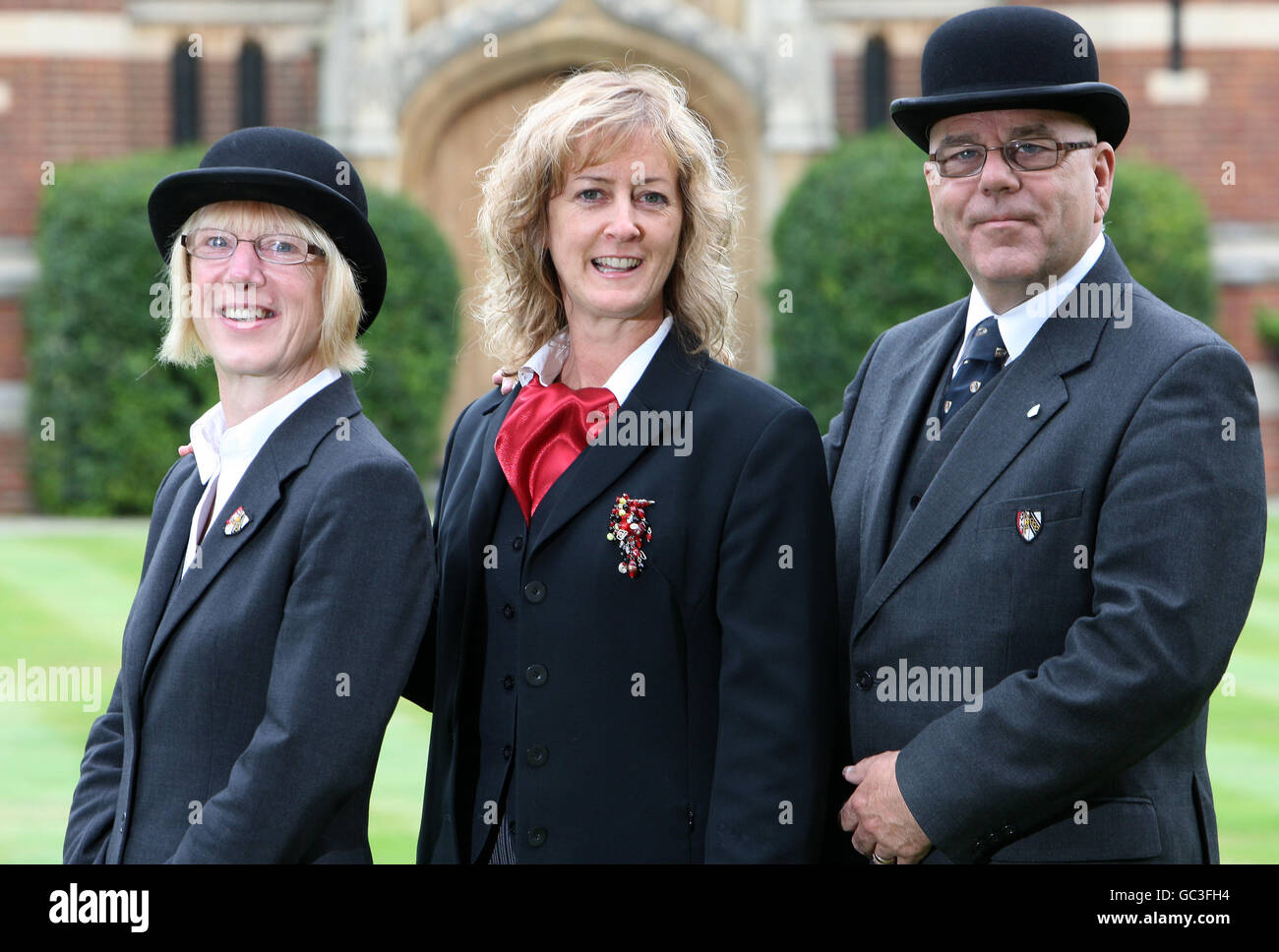 First woman head porter at a Cambridge University college Stock Photo ...