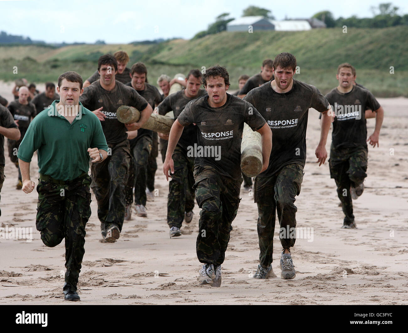 Glasgow Warriors rugby player Ruaridh Jackson during pre season ...