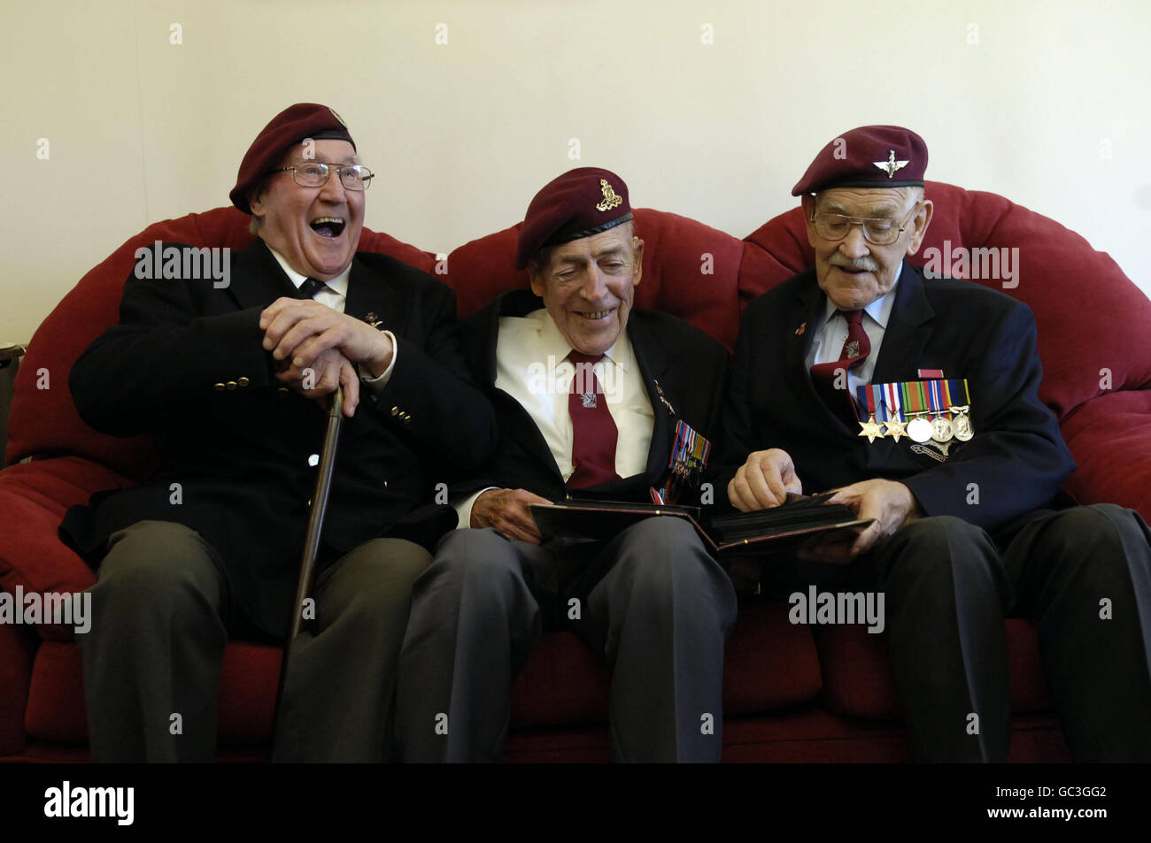 World War 2 veterans, from left, Bill Higgs, George Durrant and Frank ...