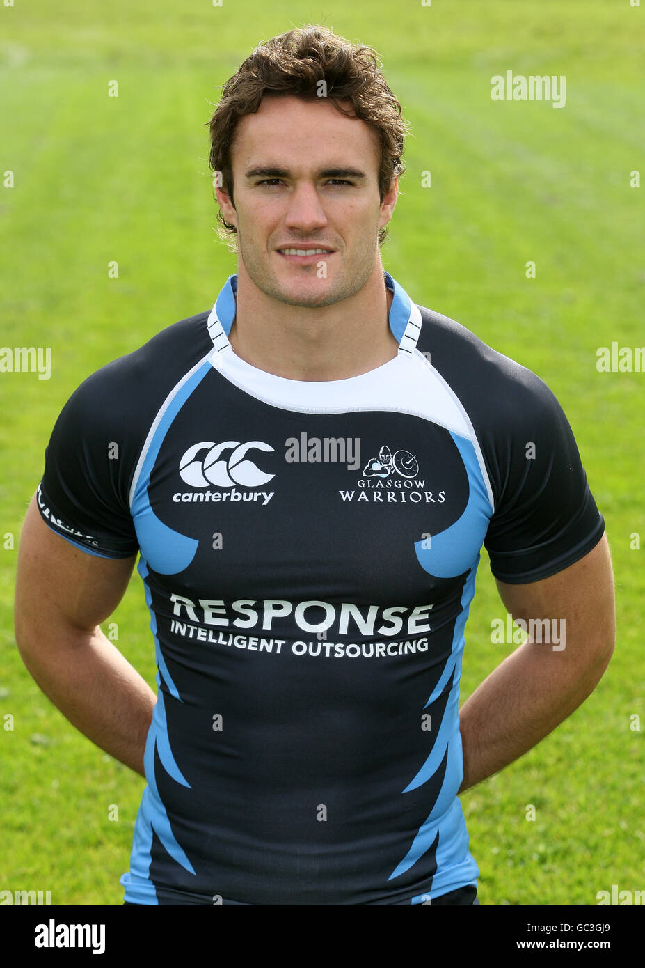 Rugby union glasgow warriors team photocall whitecraigs rugby club hi ...