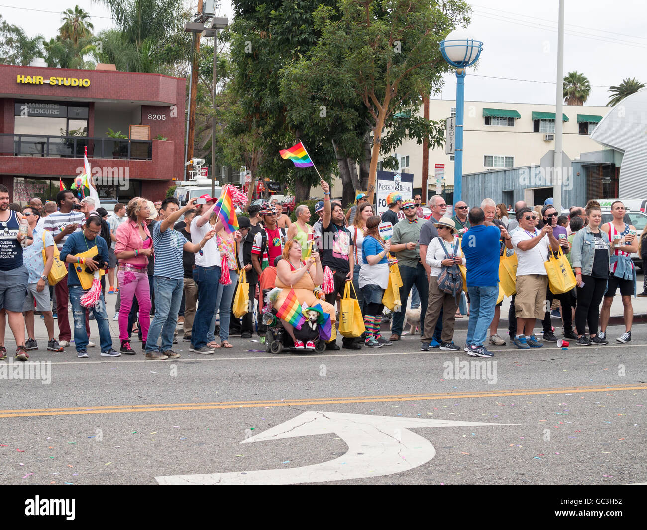 People Watching Parade Stock Photos & People Watching Parade Stock ...