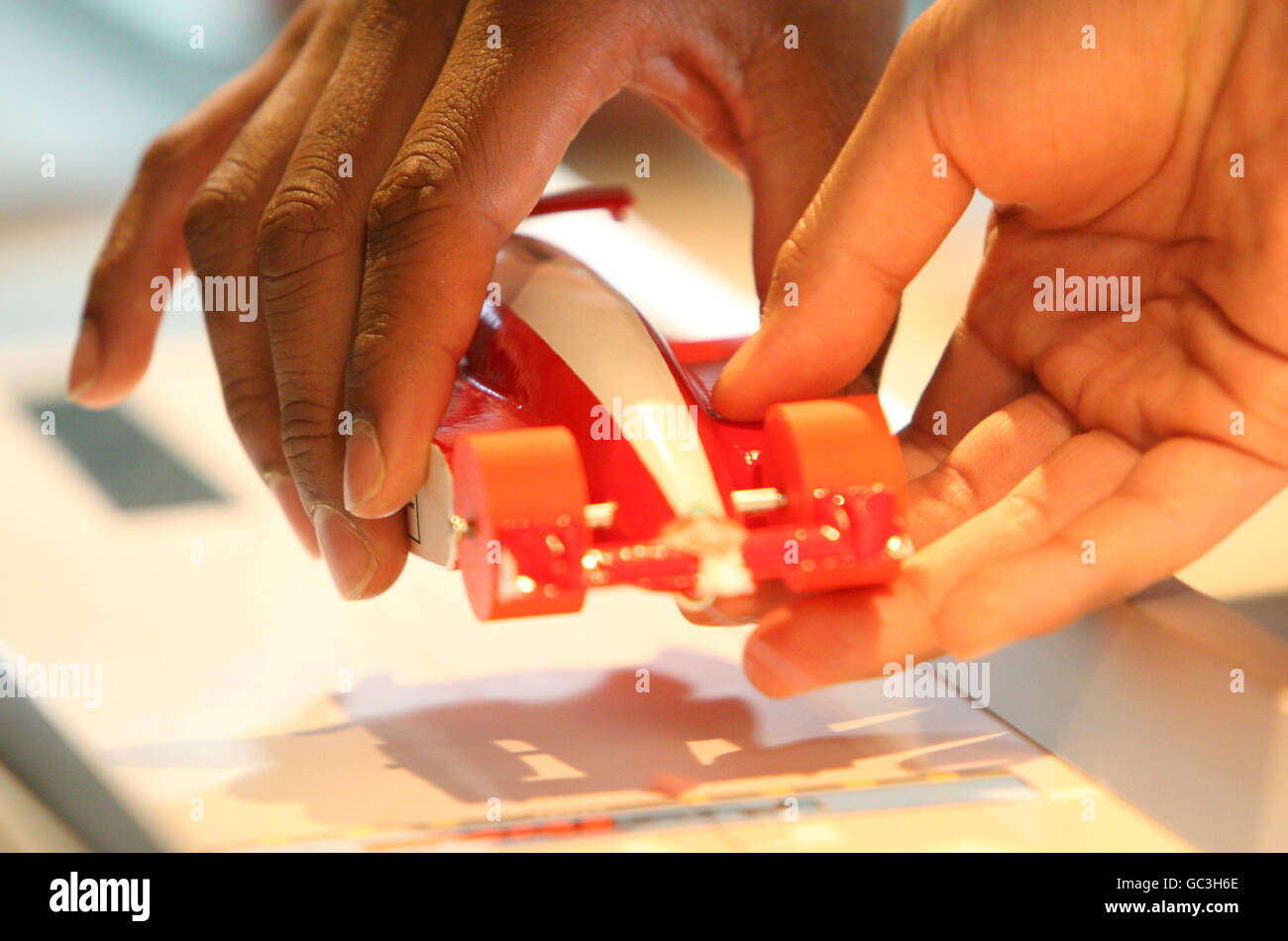 Car race start hi-res stock photography and images - Alamy