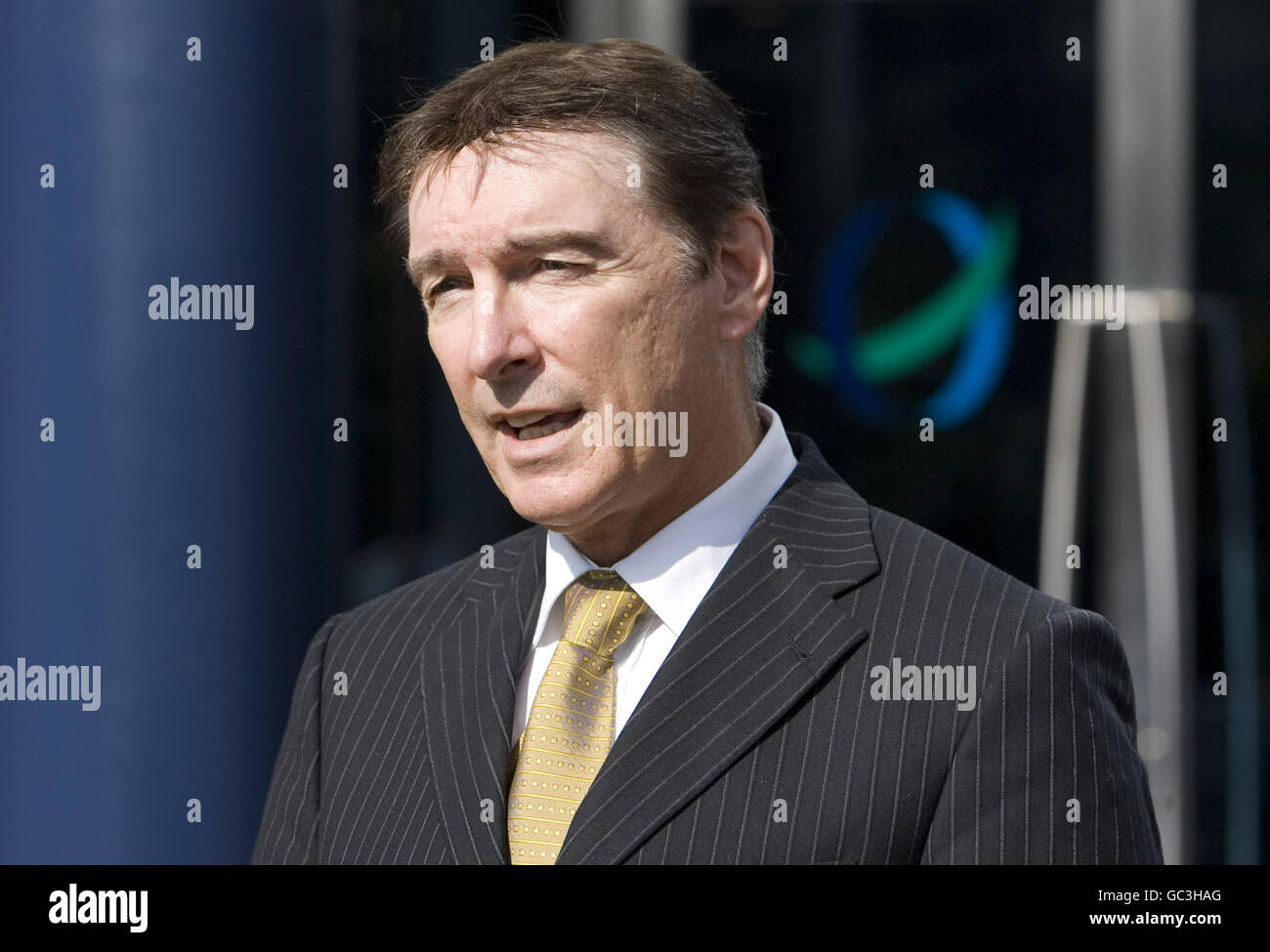 Scottish Football Association Chief Executive Gordon Smith makes a ...