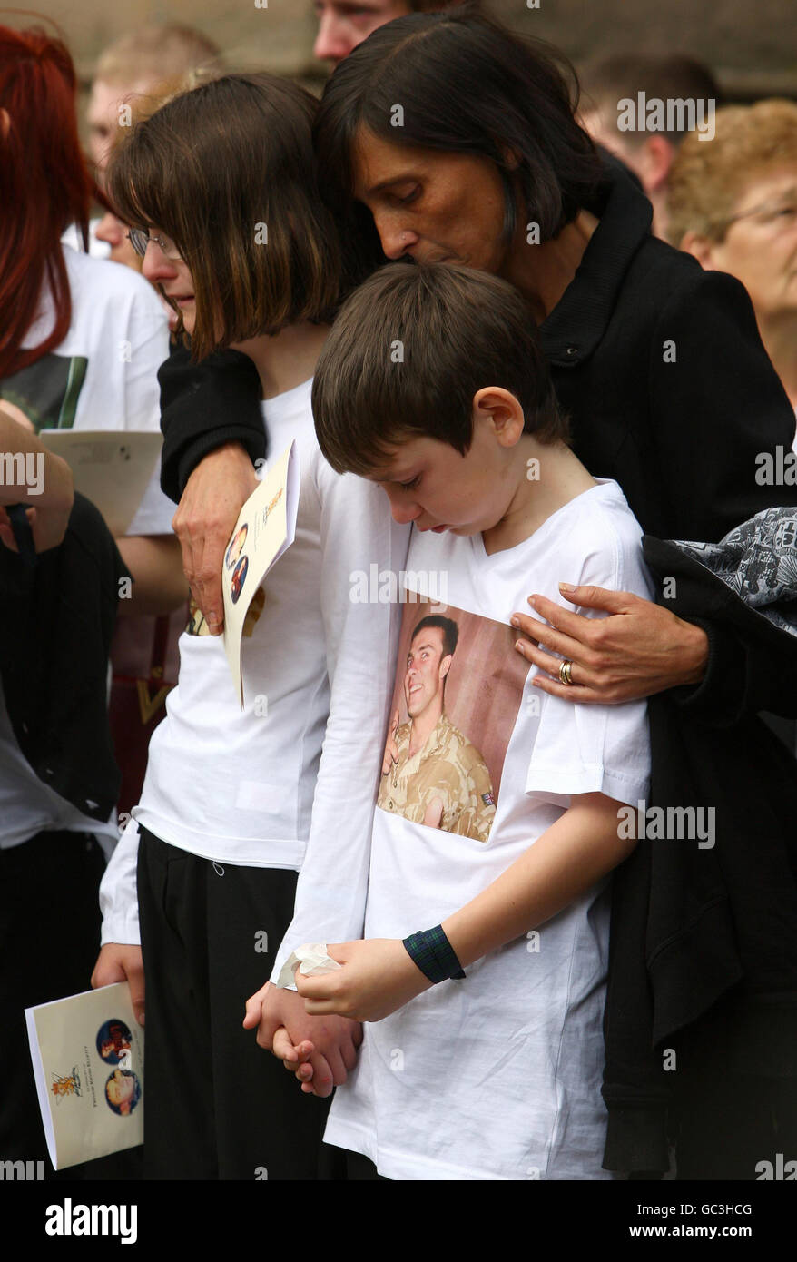 Private Kevin Elliott funeral Stock Photo - Alamy