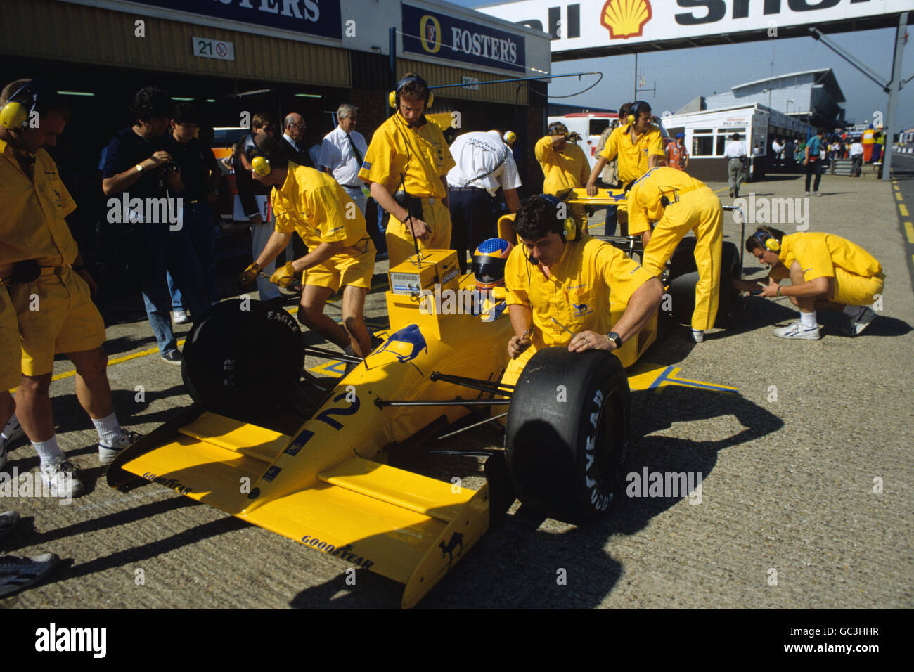 Formula One Motor Racing - British Grand Prix - Silverstone 1990 Stock ...