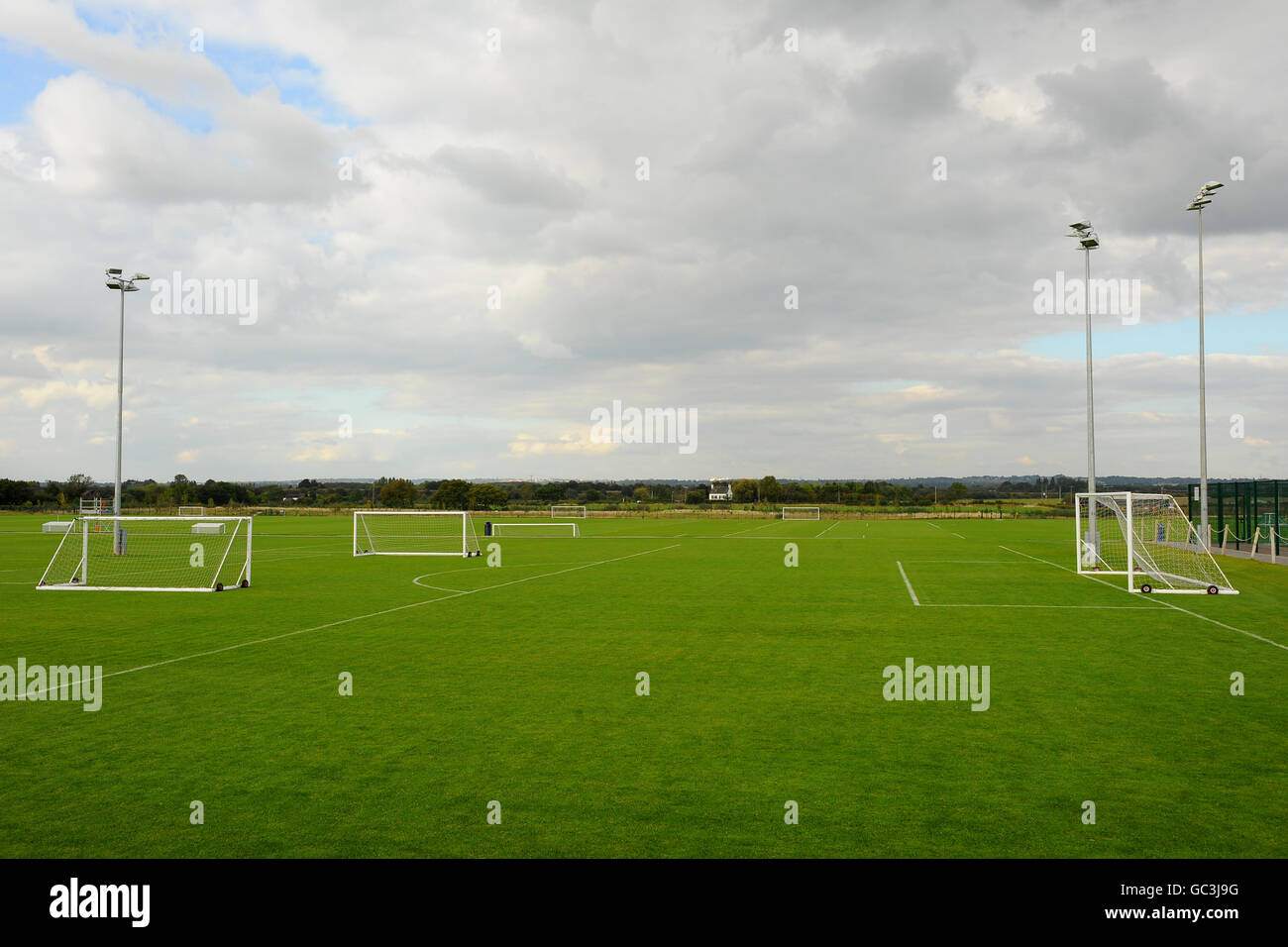 General view of the academy facilities at Finch Farm, Everton training ...