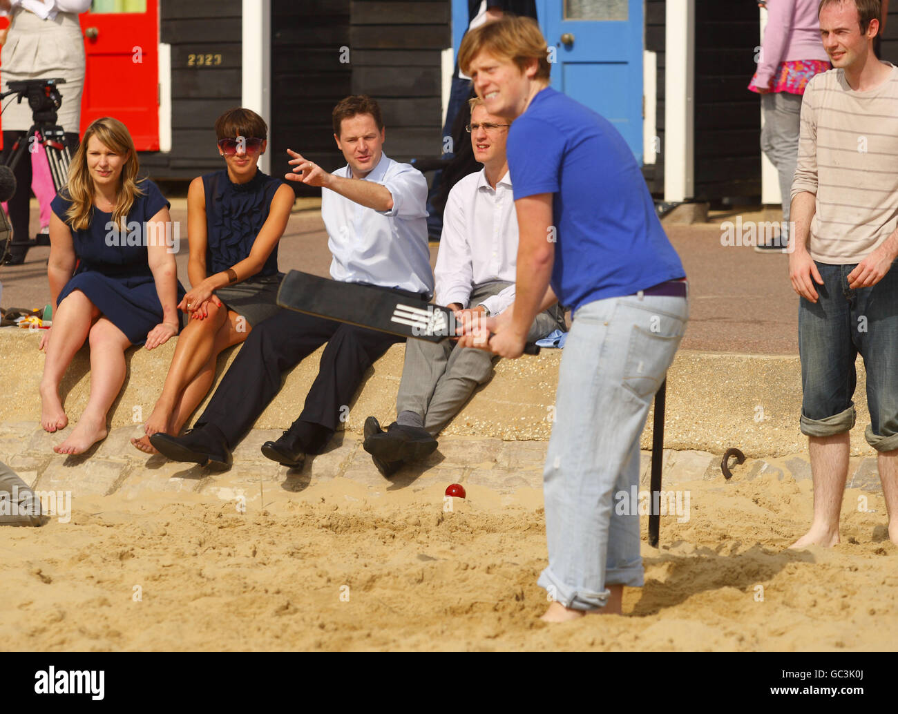 The Liberal Democrat Party Leader Nick Clegg MP (third from left ...