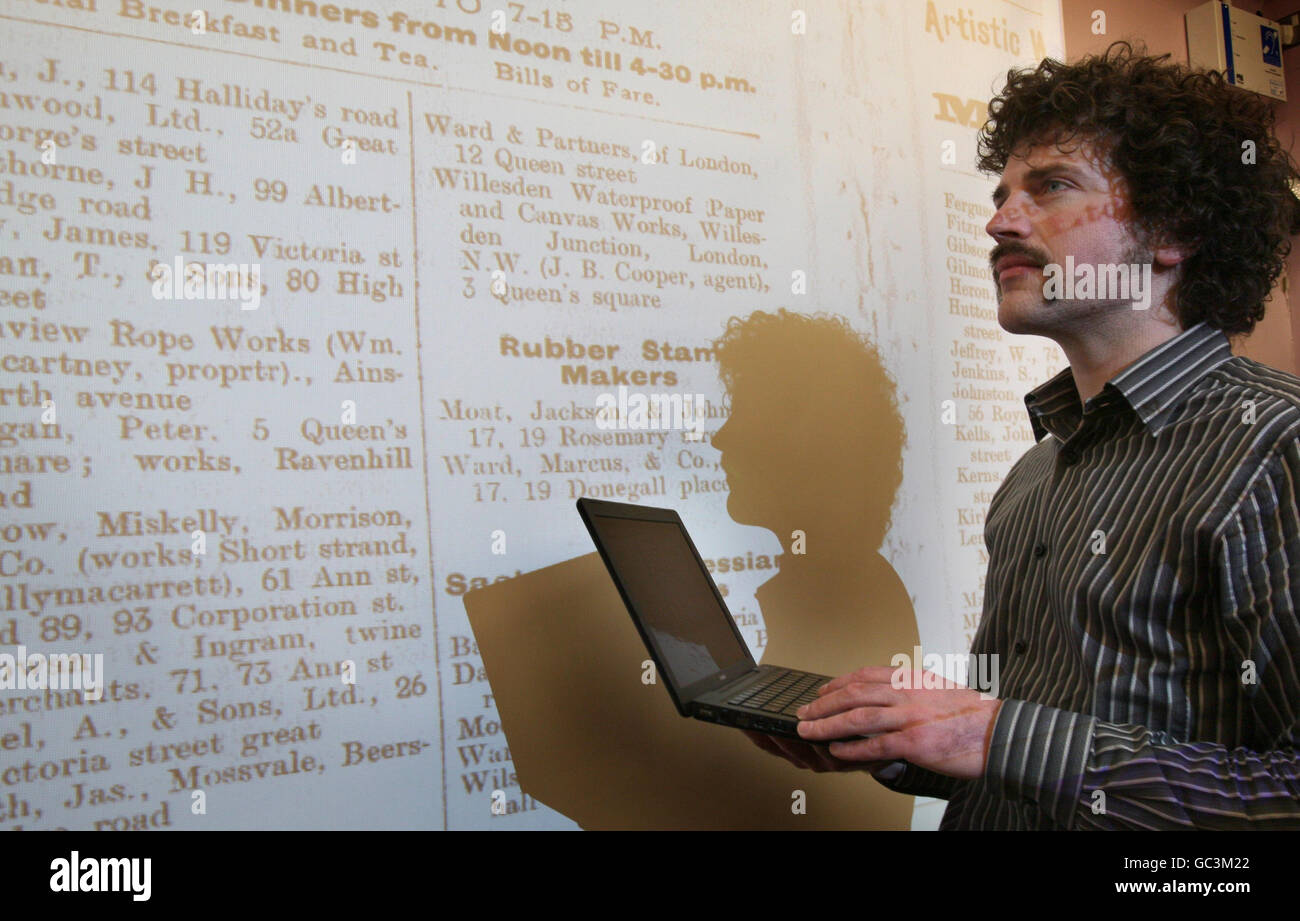 Belfast and Ulster Street Directories Stock Photo - Alamy