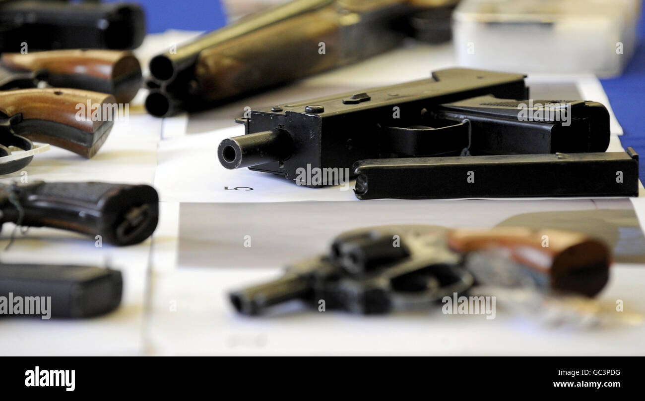 Trident guns hi-res stock photography and images - Alamy