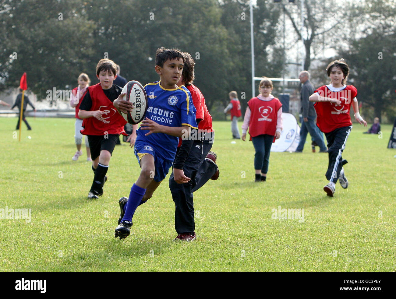School Kids Playing Rugby High Resolution Stock Photography and Images ...