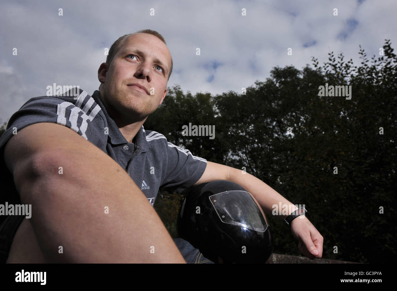 Great Britain Skeleton Bob team member Chris Type poses for a photo ...