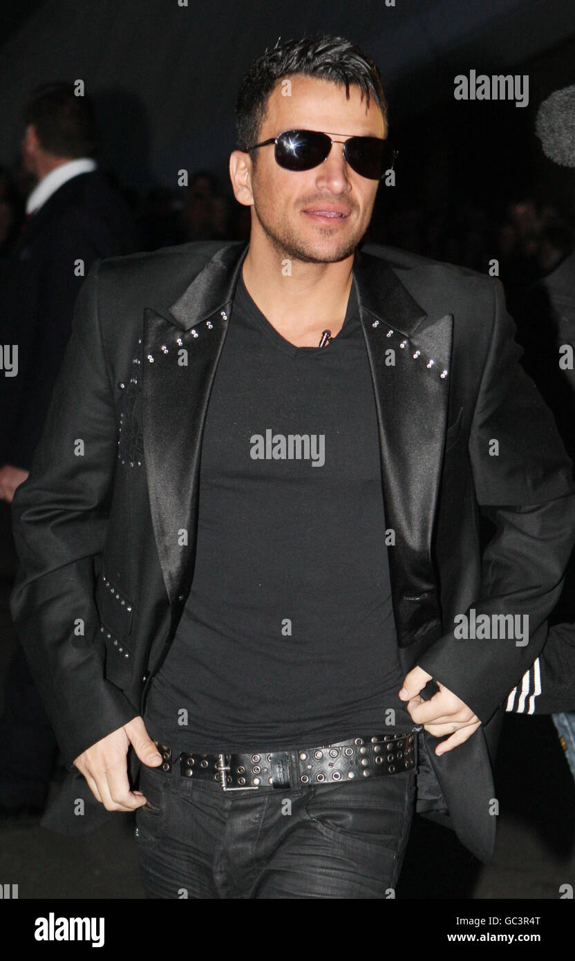 Peter Andre arriving for the 2009 MOBO awards at the SECC in Glasgow ...