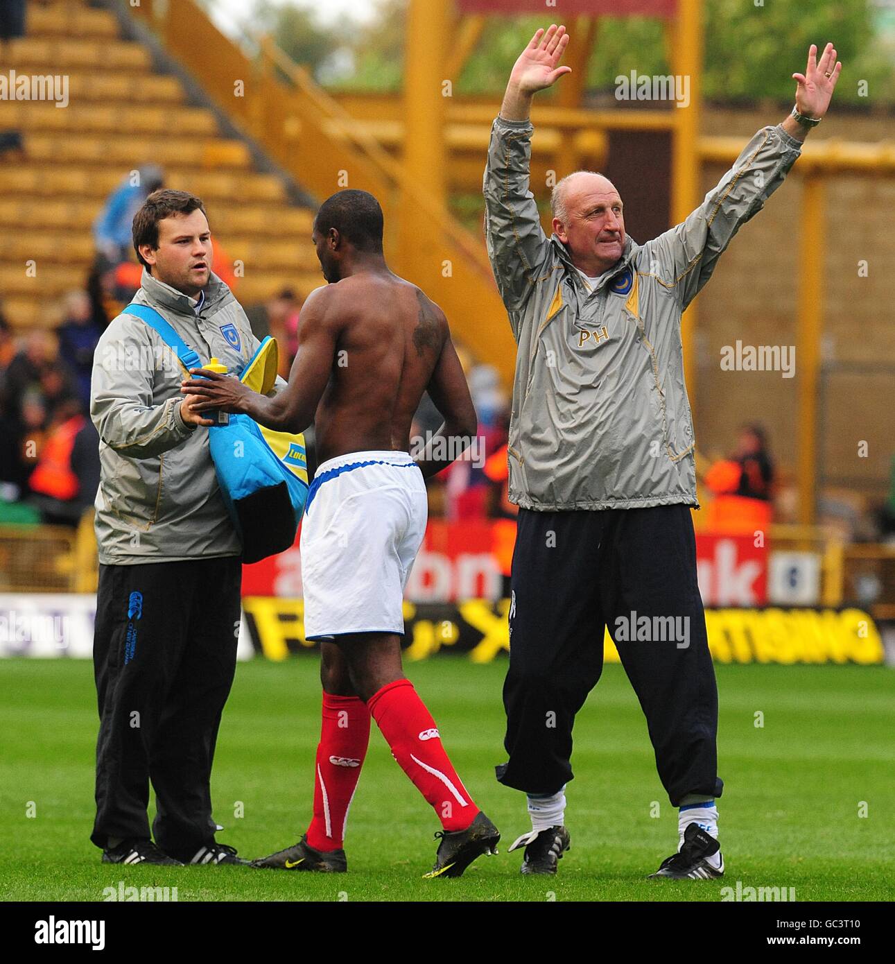 English soccer wolverhampton wanderers v portsmouth hi-res stock ...
