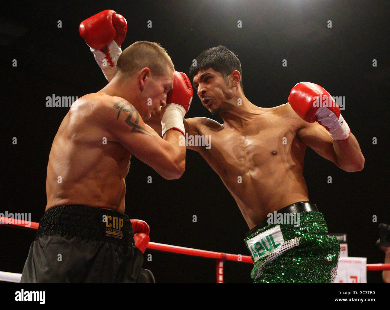 Boxing - British Title Fight - John Murray v John Thaxton - Altrincham ...