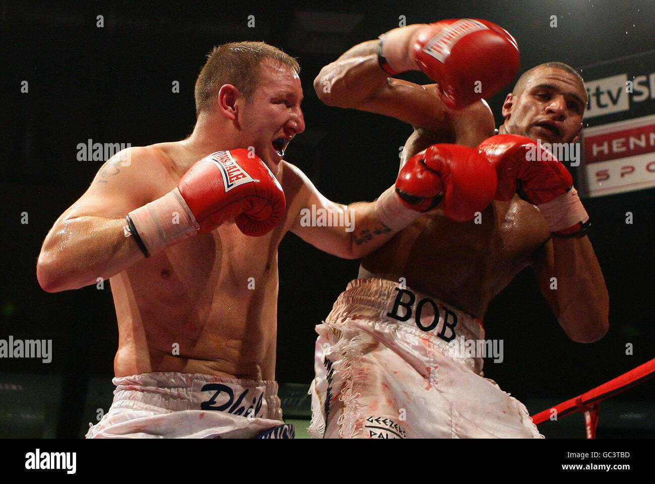 Boxing - British Title Fight - John Murray v John Thaxton - Altrincham ...