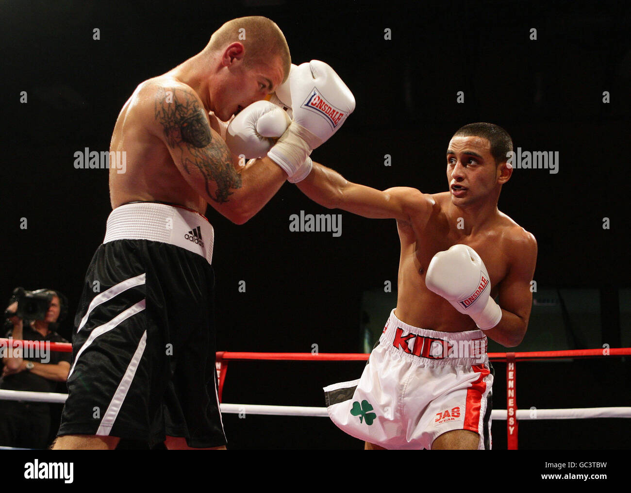 Boxing - British Title Fight - John Murray v John Thaxton - Altrincham ...