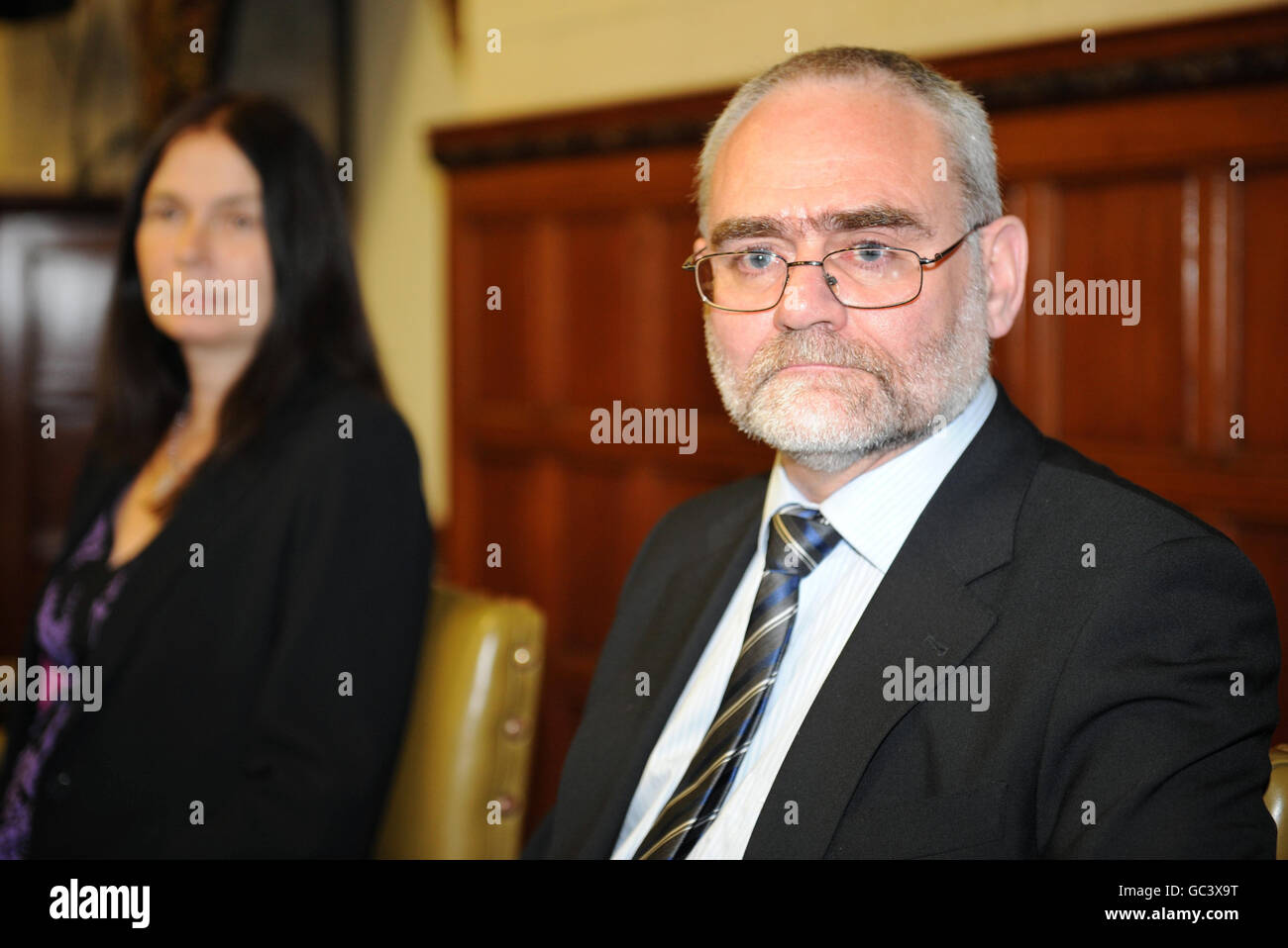 Inside the grand committee room at the house of parliament hi-res stock ...