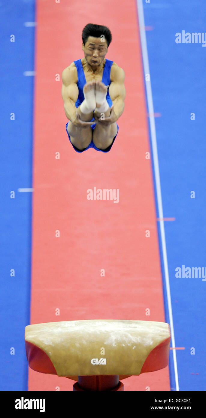 Democratic People's Republic of Korea's Se Gwang Ri competes on the ...