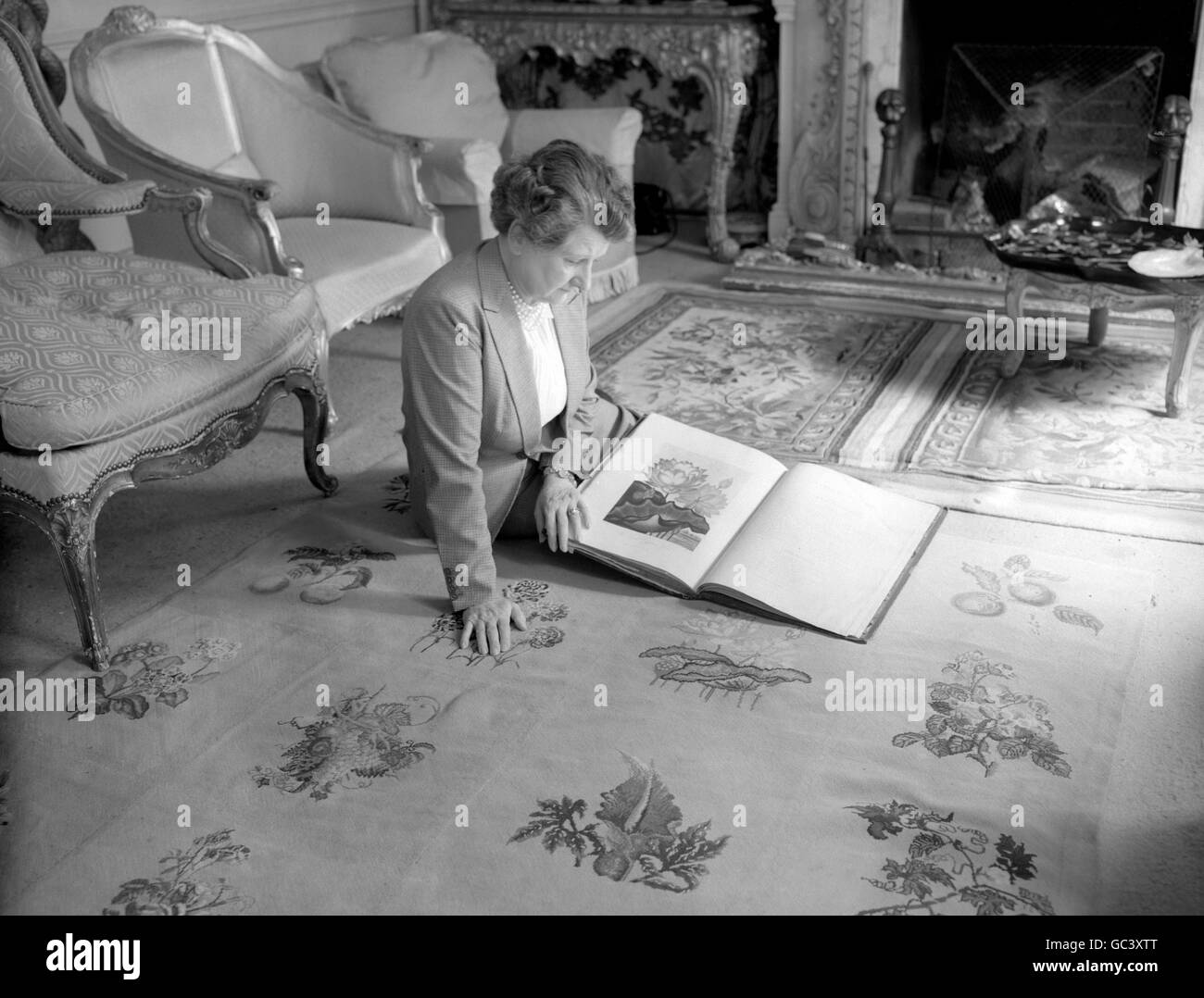 Photographed at her Georgian home, Winkfield Place, near Windsor, is ...