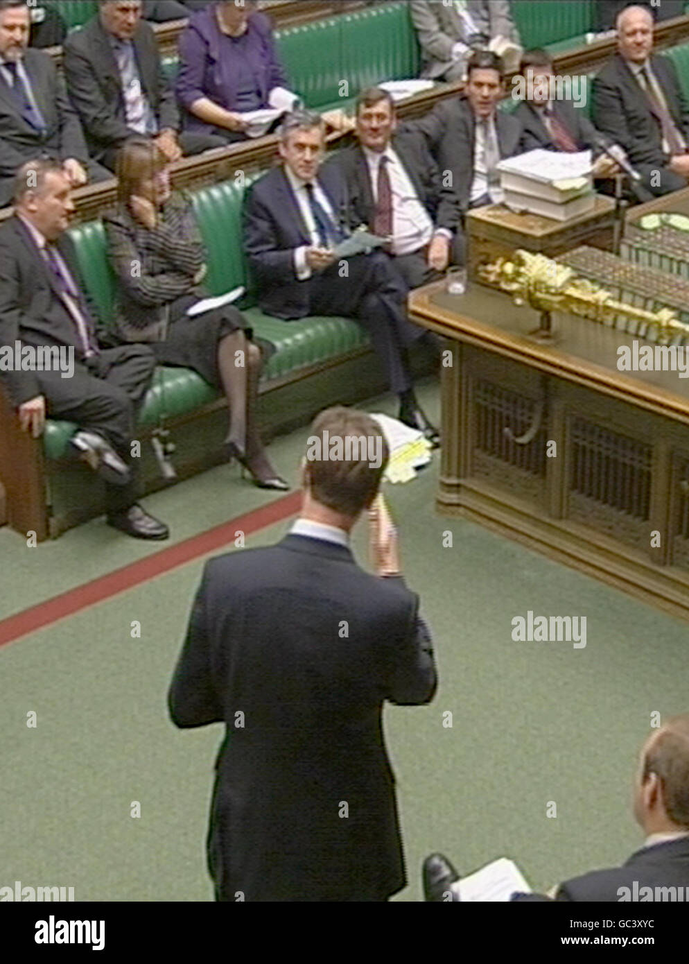 Brown statement on troops in Afghanistan and Pakistan Stock Photo - Alamy