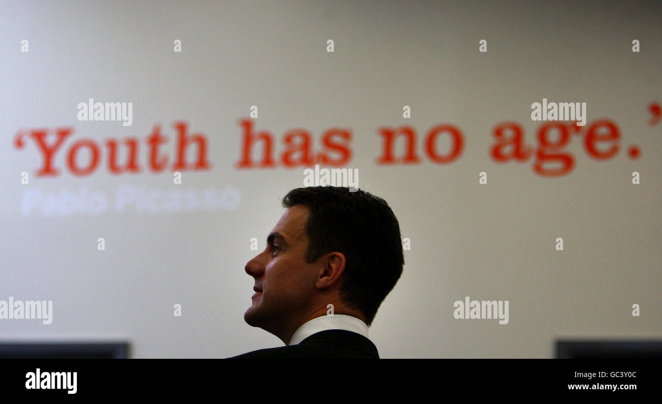 SNP candidate David Kerr at the Milton Community Campus where he was ...