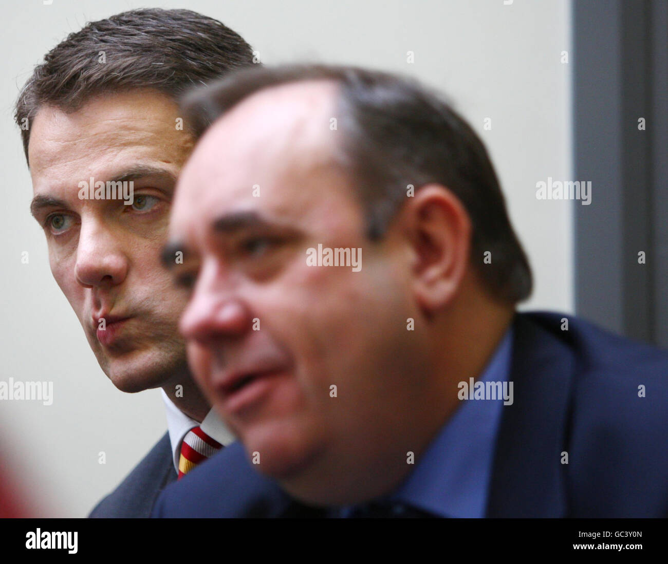 SNP Leader and First Minister Alex Salmond MSP and SNP candidate David ...