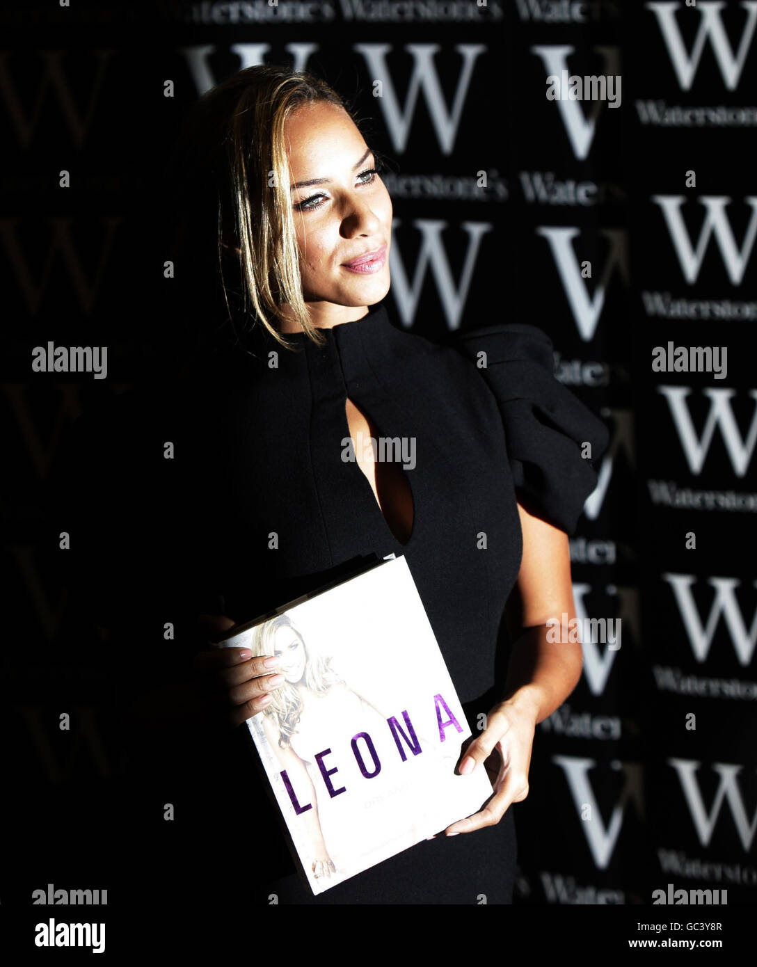 Leona Lewis book signing - London. Leona Lewis during a signing session ...