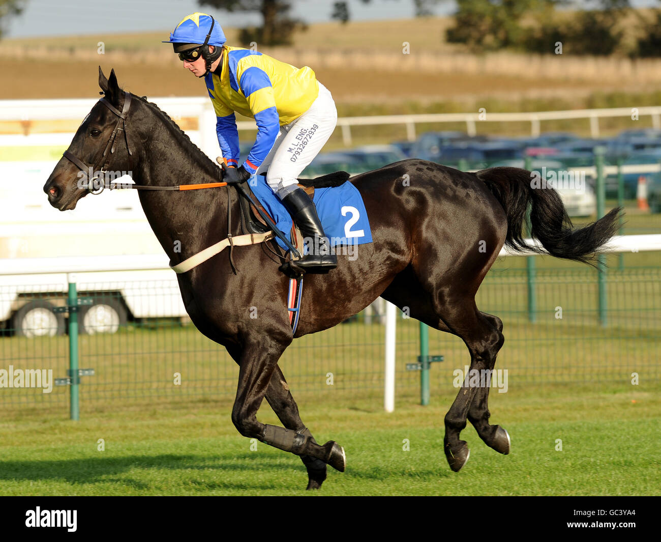Horse Racing - Huntingdon Racecourse. Jockey Colin Bolger on Master ...