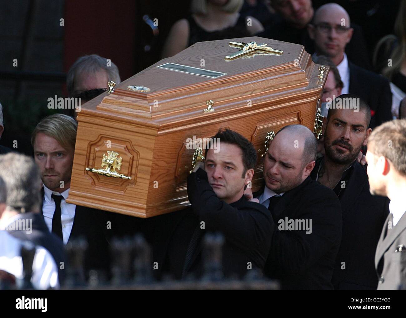 Stephen Gately funeral Stock Photo - Alamy
