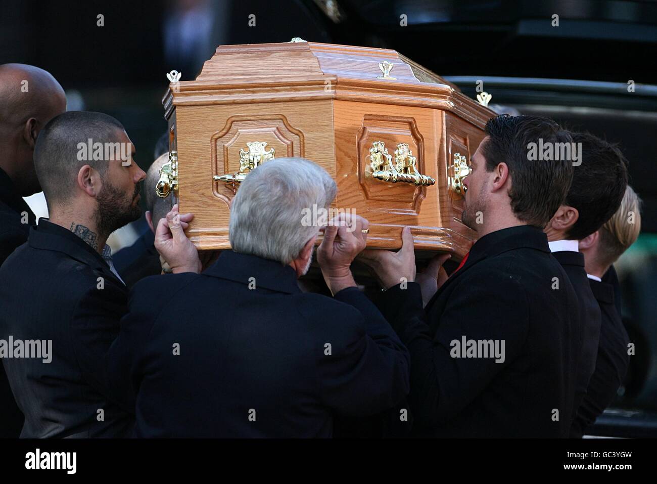 Stephen Gately funeral Stock Photo - Alamy