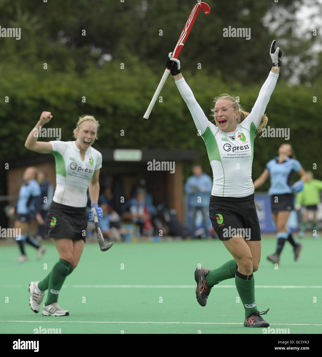 Canterbury's Susie Rowe celebrates scoring her sides second goal of the ...