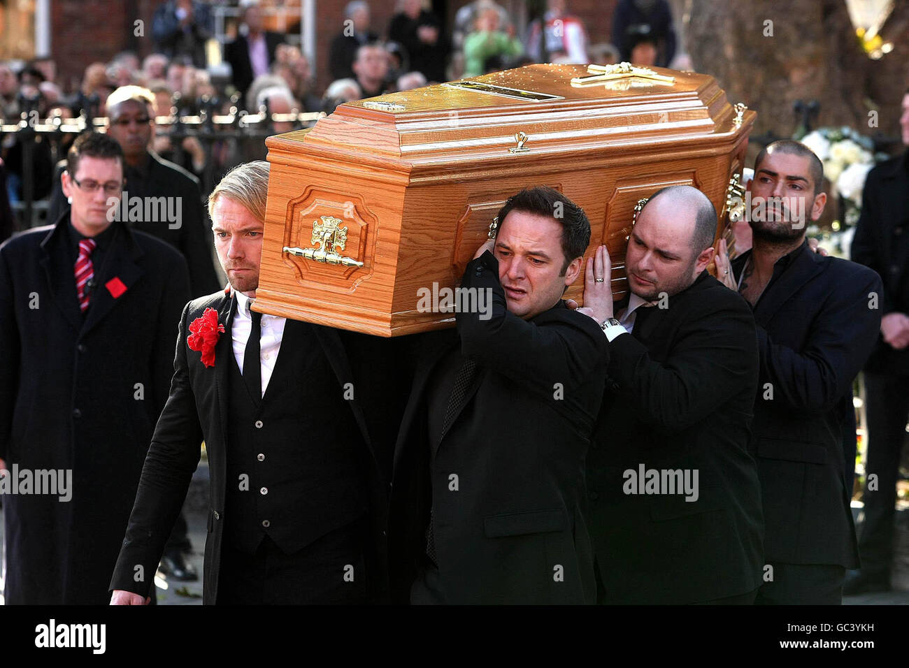 Stephen Gately funeral Stock Photo - Alamy