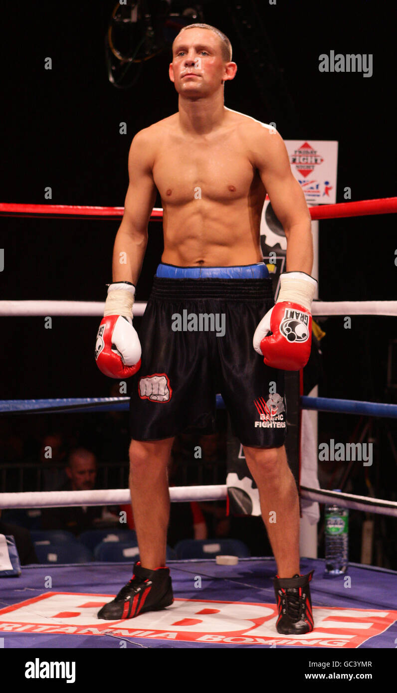 Tadas Jonkus before his fight against George Groves at Super ...