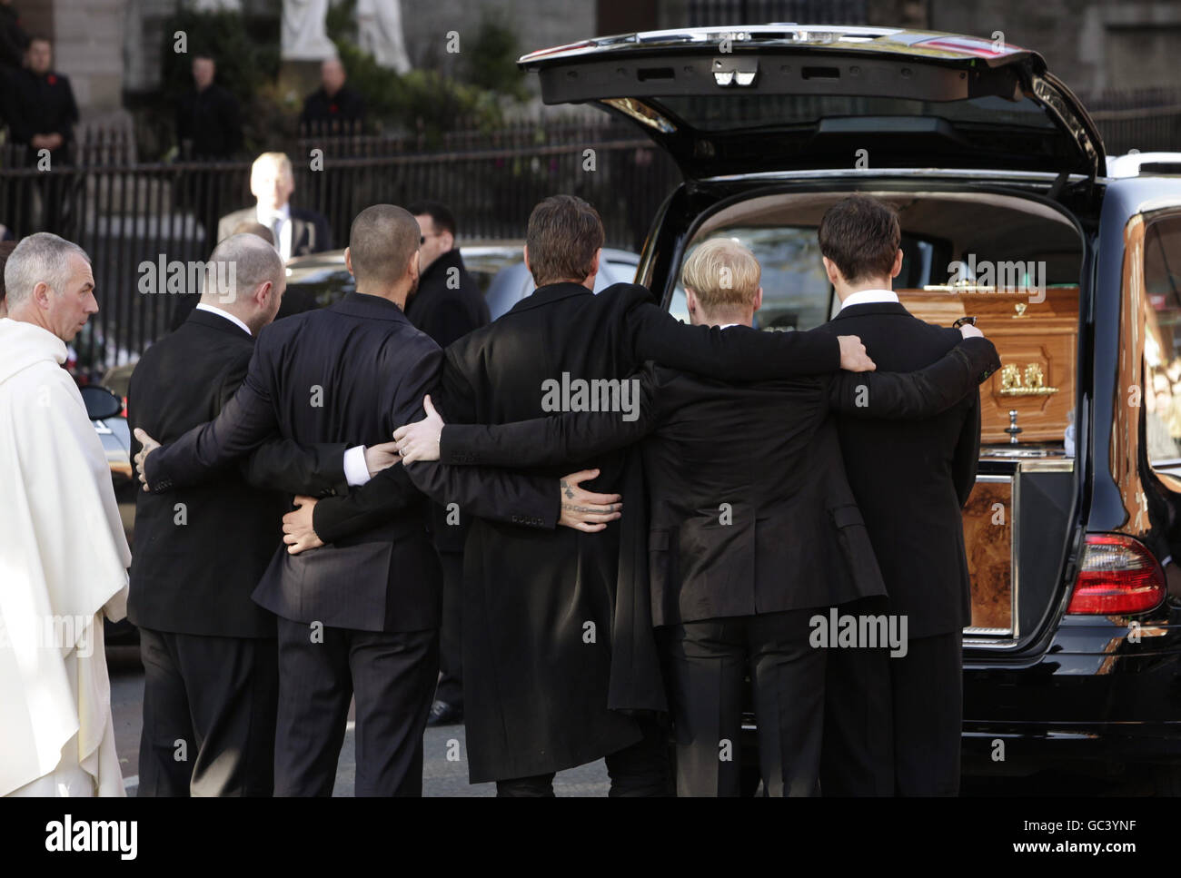 Stephen Gately funeral Stock Photo - Alamy